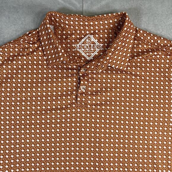 BURLEBO | Shirts | Burlebo Golf Polo Shirt Mens Xl Burnt Orange Ut ...